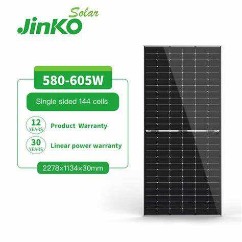 USA Warehouse N-type Jinko 570w 575w 580w 585w 590w Dual Glass Bifacia ...
